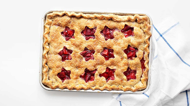 Strawberry Slab Pie